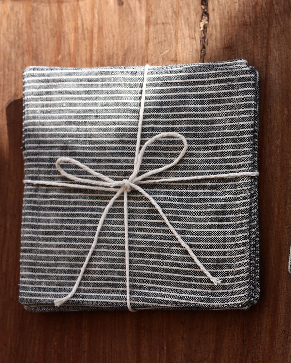 Set of 6 linen/cotton coasters – voy