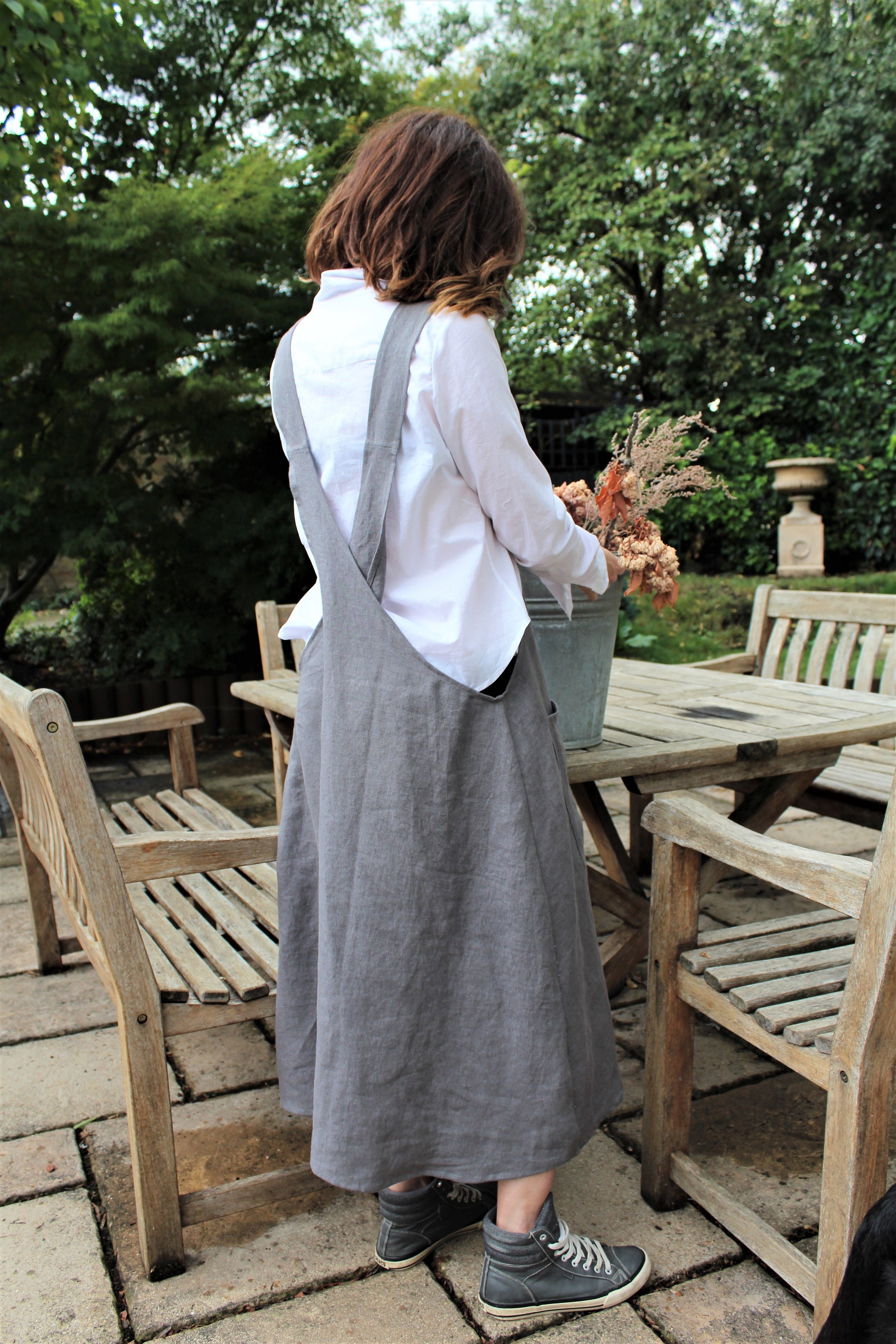 Artisan Apron dress - Linen – voy